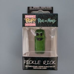 Funko | Accessories | Pocket Pop Keychain Pickle Rick From Rick Morty ...